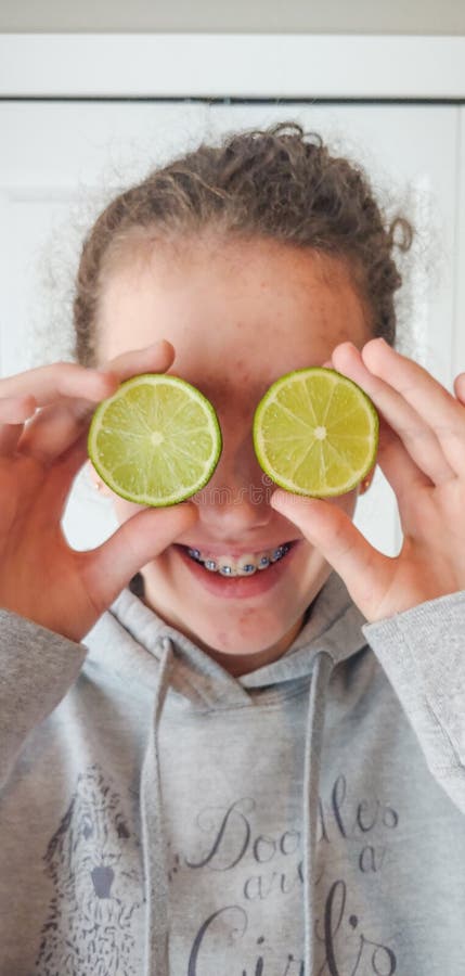 Lime eyes stock image. Image of vegetarian, fresh, juicy - 188461599