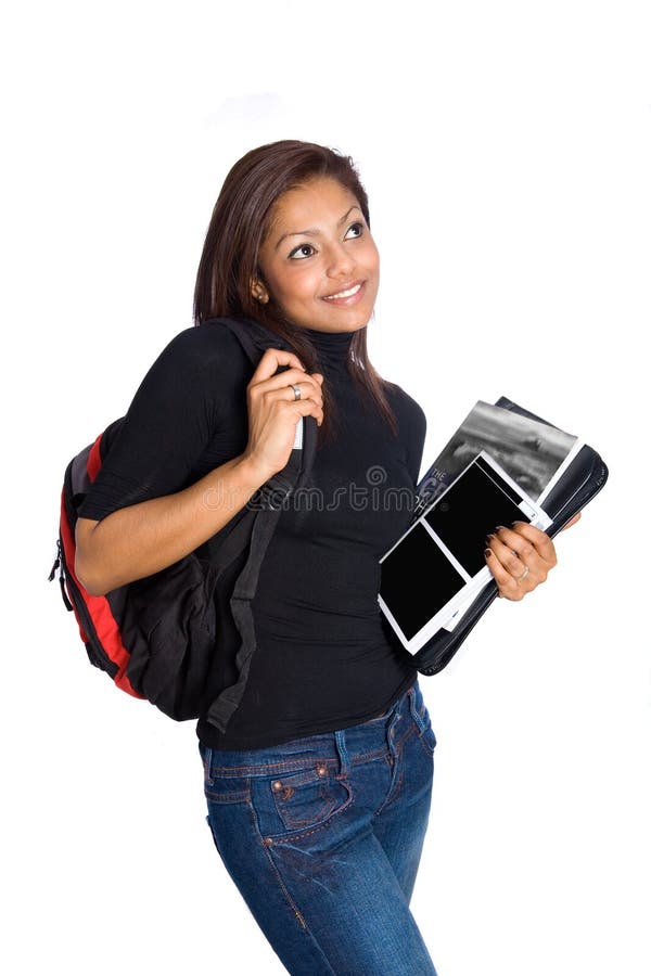 Girl University Student , Isolated Stock Image - Image of people, file ...