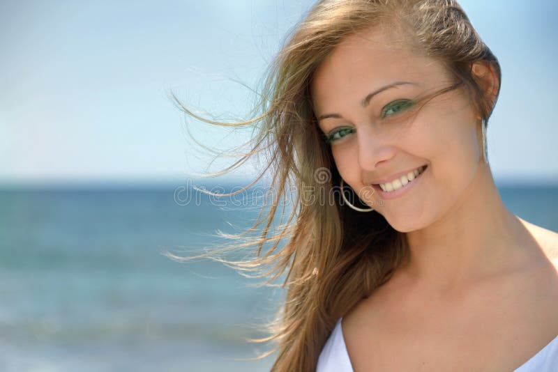 Girl on vacation stock image. Image of elegance, cheerful - 33718149