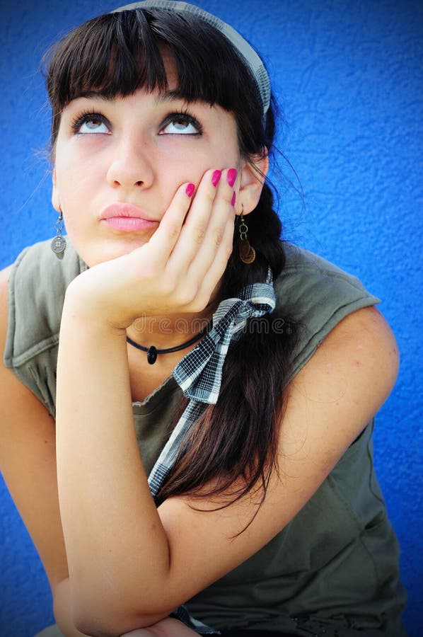 Girl waiting stock photo. Image of expecting, nostalgic - 16008540