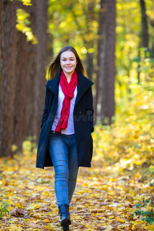Girl walking in the park stock image. Image of practicing - 59682299