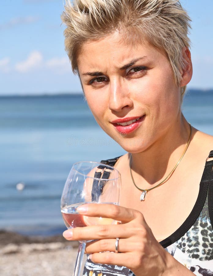 Girl and water stock image. Image of portrait, summer - 29535879