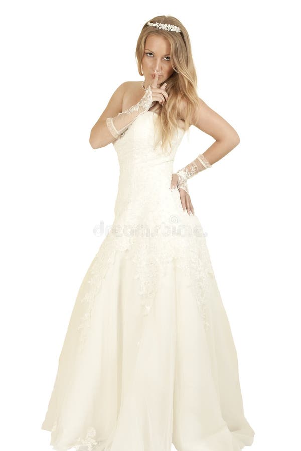 Girl in a Wedding Dress Show Thumb Stock Image - Image of beautiful ...