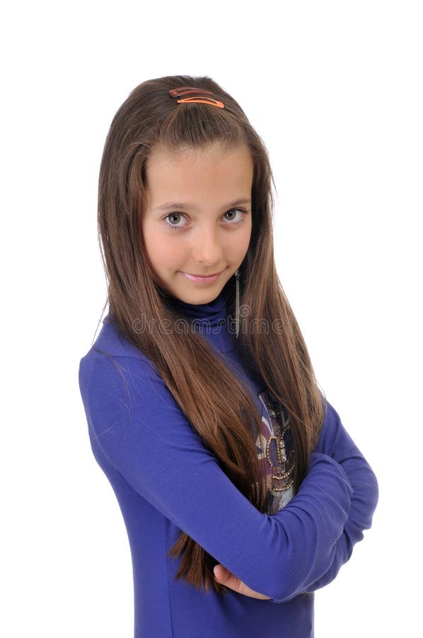 Girl on white background stock image. Image of russian - 20352025