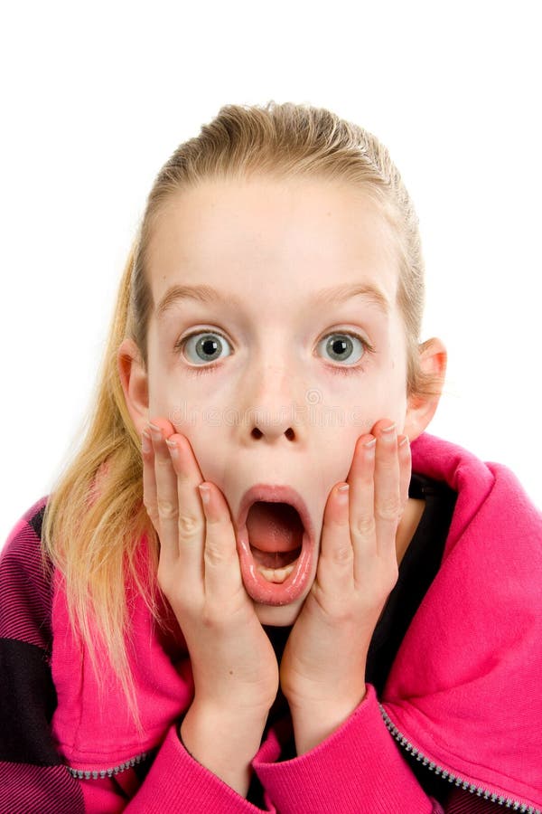 Girl who is amazed stock image. Image of surprised, face - 8020461