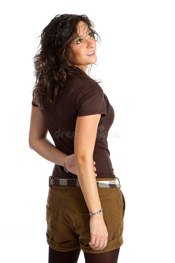 Happy Cowgirl stock image. Image of country, midriff - 22012943