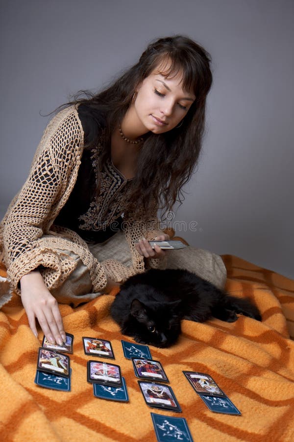 Tarot reading stock image. Image of prediction, esoteric - 6797873