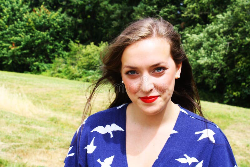 Girl and the wind stock image. Image of girl, model, portrait - 42802903