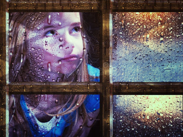 Scared Girl Looking Out Window Stock Photos - Free & Royalty-Free Stock ...