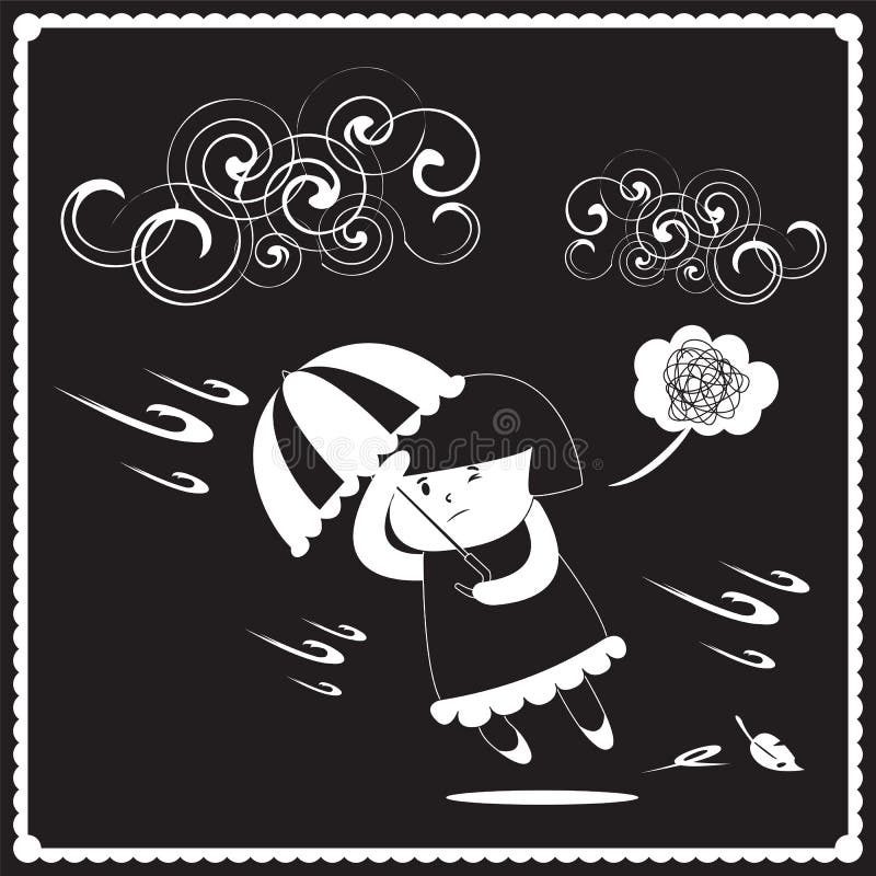 Cartoon Scene Weather Windy Stock Illustrations – 124 Cartoon Scene ...