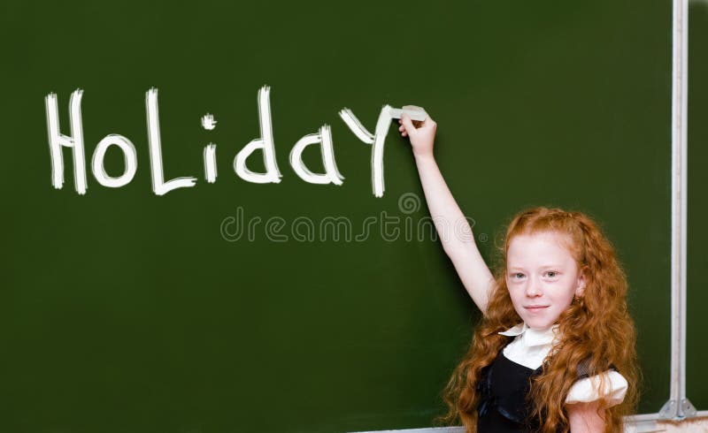 Girl writes the word stock image. Image of handwriting - 53043875