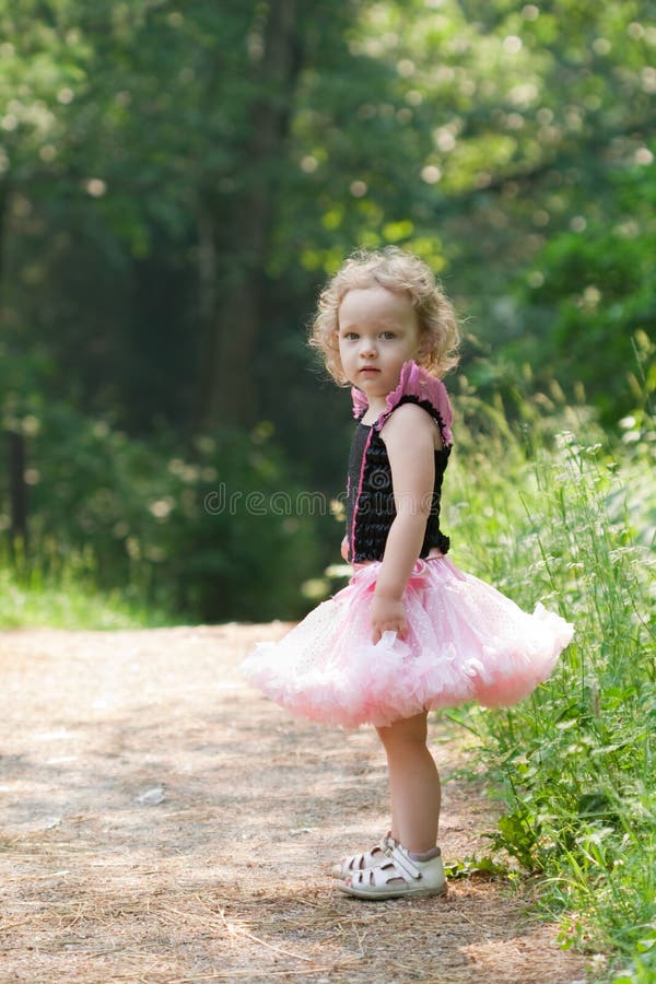Girl of 3 Years in a Forest Stock Image - Image of baby, nature: 30074133