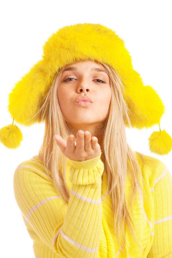 Young Man in Red Sweater Makes Gesture by Finger Stock Photo - Image of ...