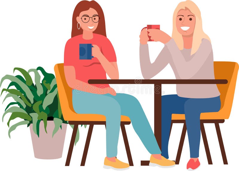 Girlfriends Lunch Stock Illustrations – 121 Girlfriends Lunch Stock ...