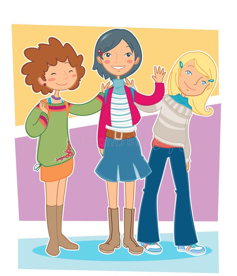 Funky Girls Stock Illustrations – 2,294 Funky Girls Stock Illustrations ...