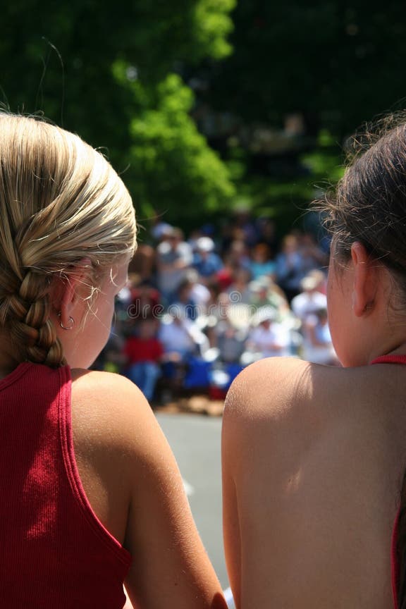 Girls back stock image. Image of profile, crowd, girls - 1325327
