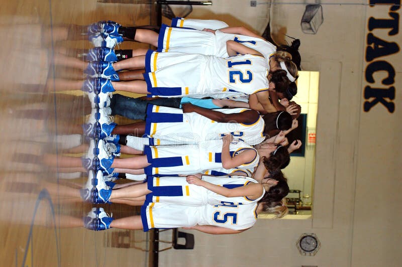 Basketball team huddle stock image. Image of time, throw - 1787113