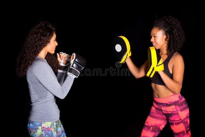 Girls boxing stock image. Image of boxing, girls, body - 63446765