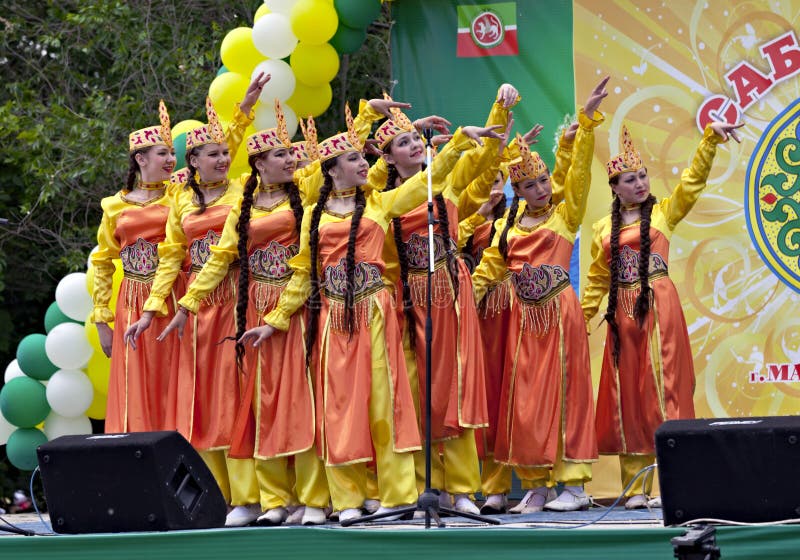 Tatar girls editorial stock photo. Image of tatarstan - 15469658