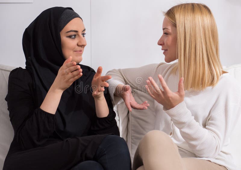 Girls of Different Ethnicity Stock Photo - Image of islam ...