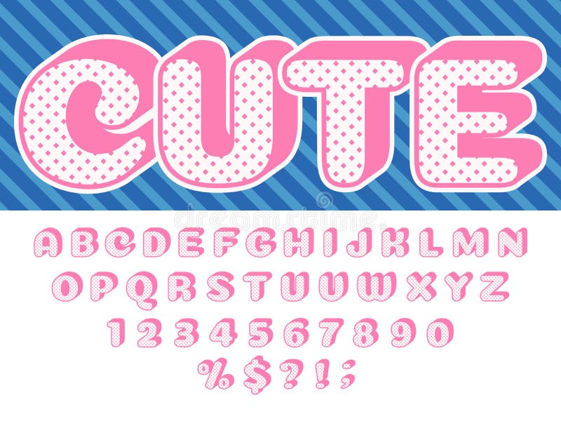 Cute Black Polka Dots 3D English Alphabet Letters Set. Vector LOL Girly ... Cute Black Polka Dots 3D English Alphabet Letters Set. Vector LOL Girly ...