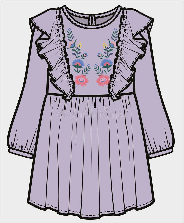 Frilly Dress Stock Illustrations – 479 Frilly Dress Stock Illustrations ...