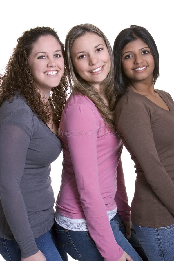 Girls Friends Wear Similar Outfits Have Same Hairstyle Kanekalon Braids ...