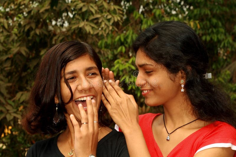 Girls gossiping stock photo. Image of hands, woman, beautiful - 8110770
