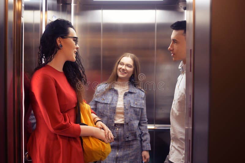 People Inside Elevator