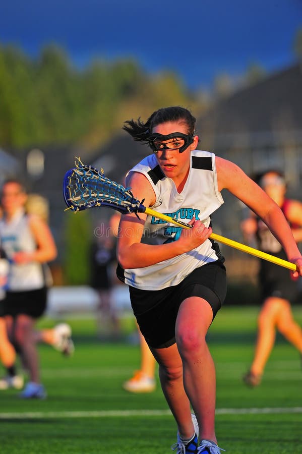 Girls Lacrosse Team Getting Ready for a Game Editorial Stock Image ...