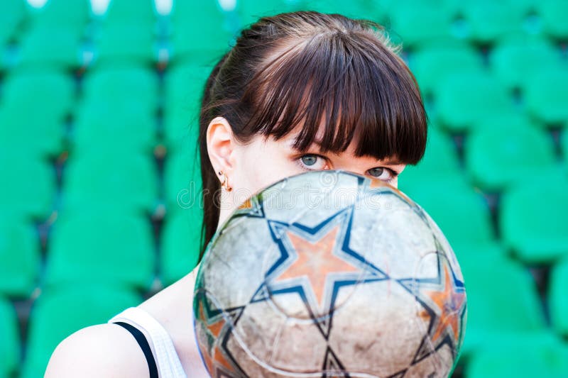 Girls look for the ball stock photo. Image of stars, colors - 25224136