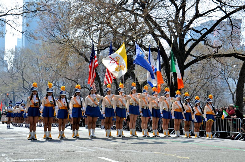 Girls Marching editorial stock photo. Image of girl, drum - 23893583