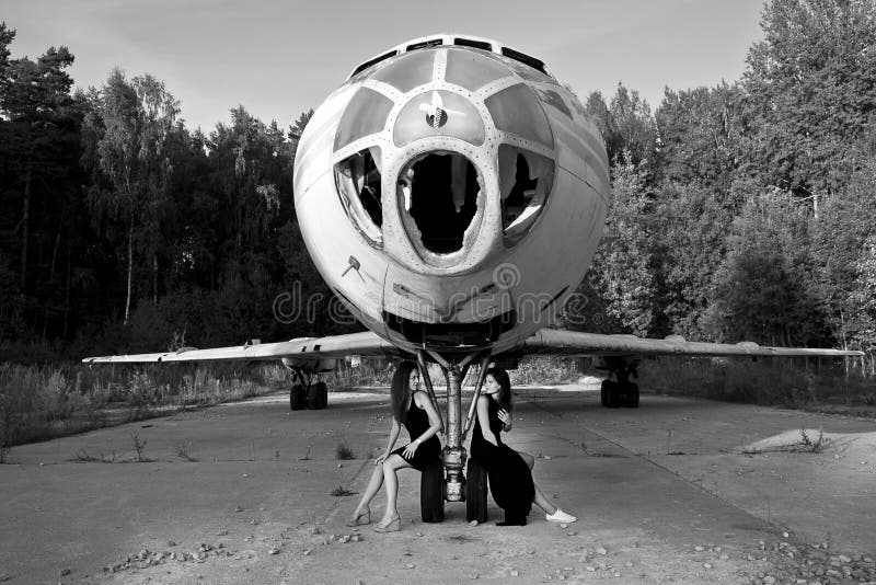Girls Next To Plane Stock Photos - Free & Royalty-Free Stock Photos ...