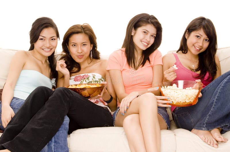 Girls Night in #4 stock photo. Image of beauty, casual - 423236