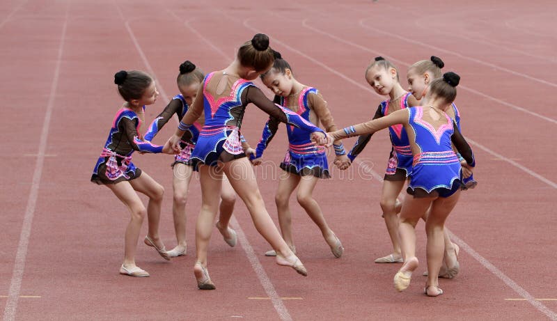 Girls Perform on the Opening Ceremony Editorial Photography - Image of ...