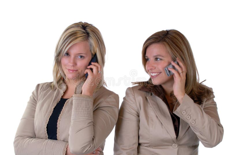 Girls on the Phone stock photo. Image of mobile, long, communicate - 817010