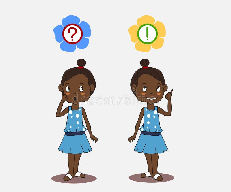 Girls 2 stock vector. Illustration of african, blue, dress - 44930498