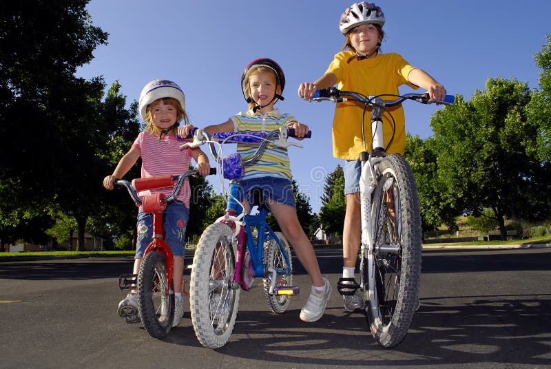 Girls Riding Bikes stock image. Image of person, girls - 5753349