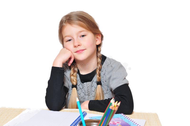 Girls school learn stock image. Image of girls, hobby - 18174995