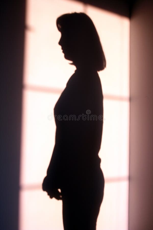Woman by window stock image. Image of window, thoughts - 1228123