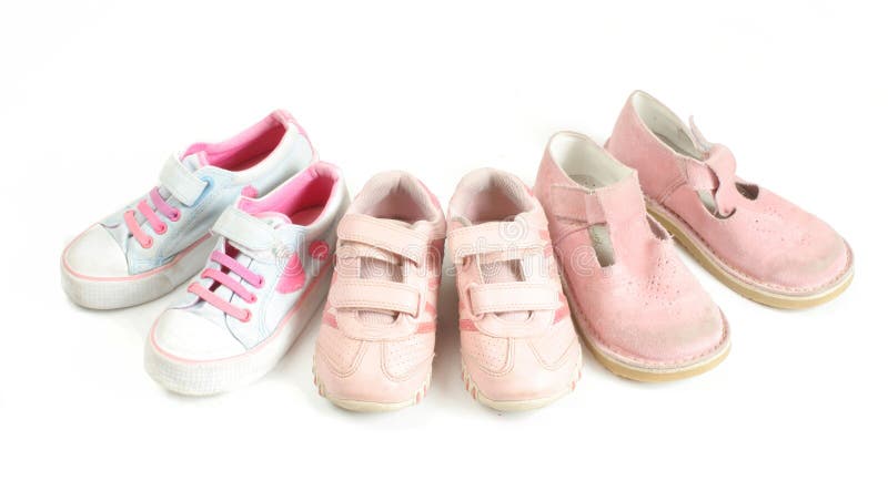Girls shoe stock photo. Image of three, style, clothing - 6430026