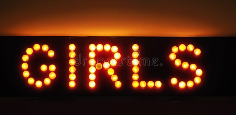 Girls and Sign #2 stock image. Image of long, card, sign - 423155