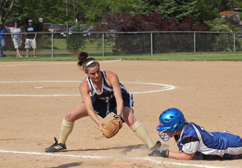Girls Softball editorial image. Image of people, glove - 19816805