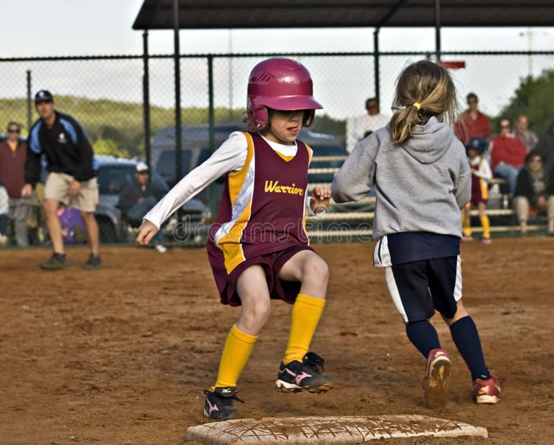 Young Girl Softball Player editorial photo. Image of learn - 9490921