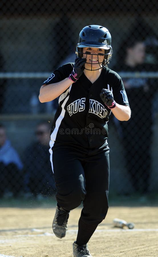 Girls Softball - Pitcher in the Windmill Editorial Image - Image of ...