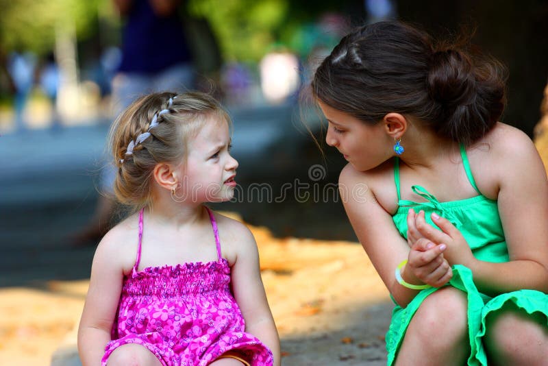 Girls talking stock image. Image of argue, cute, beautiful - 20544481