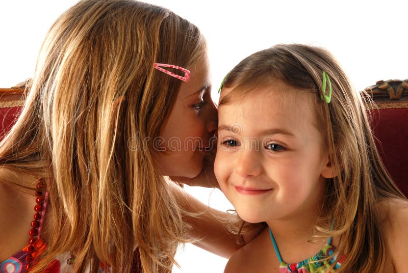 Girls telling secrets stock photo. Image of sisters, sharing - 13924272