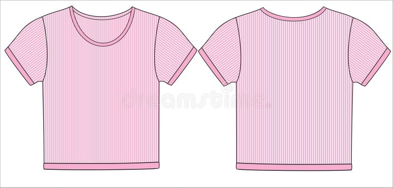 Girls Top Outline Artwork Design Vector Art Stock Vector - Illustration ...
