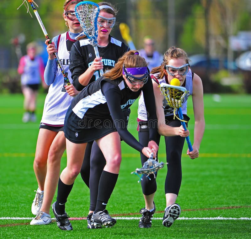 Girls Varsity Lacrosse Ball Turn Over Editorial Photo - Image of save ...