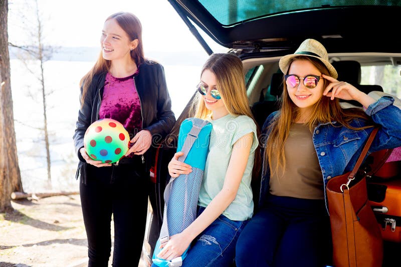 Girls weekend together stock image. Image of friendship - 95259223